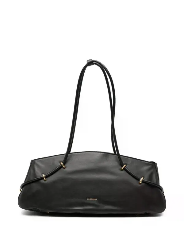COCCINELLE Logo-print Leather Shoulder Bag