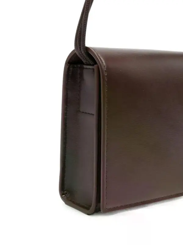 JIL SANDER Tangle Leather Shoulder Bag
