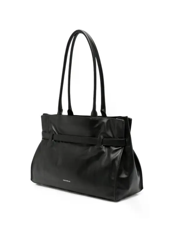 COCCINELLE Buckle-detail Leather Shoulder Bag