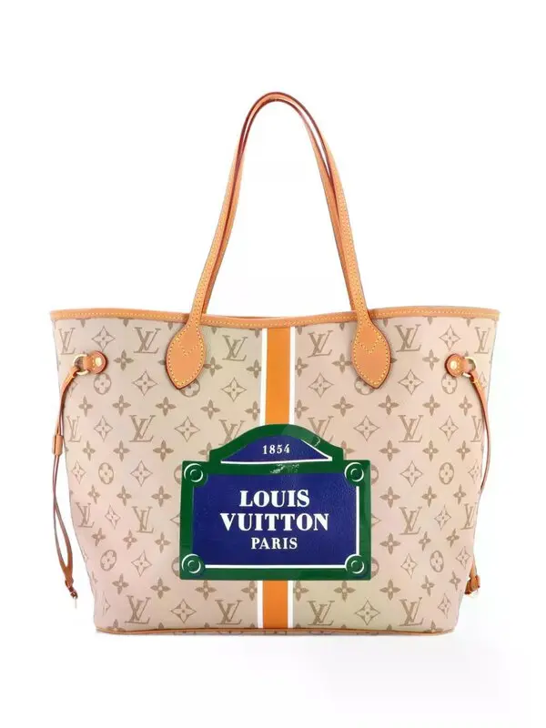 LOUIS VUITTON Neverfull Nm Monopaname Canvas Mm Tote Bag