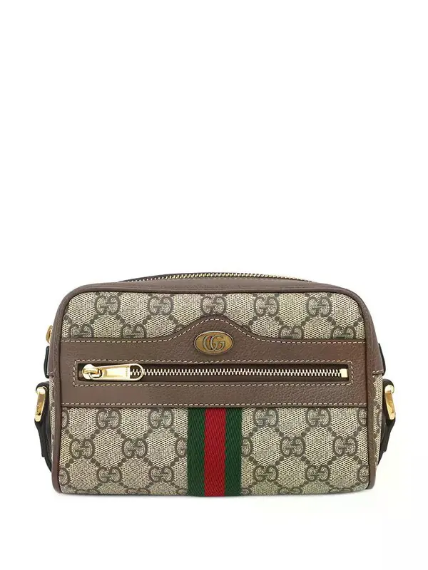 Gucci 2000-2015 Mini Gg Supreme Web Ophidia Crossbody Bag