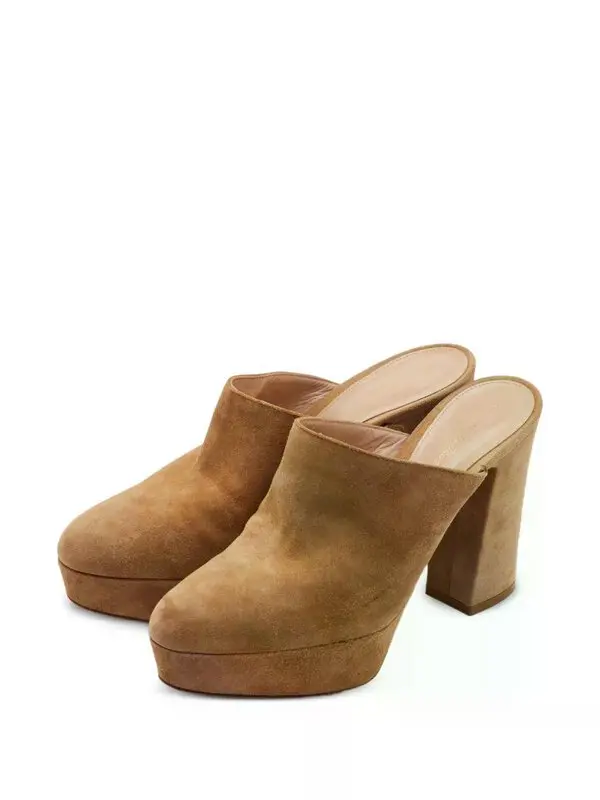 GIANVITO ROSSI Block-heel Mules