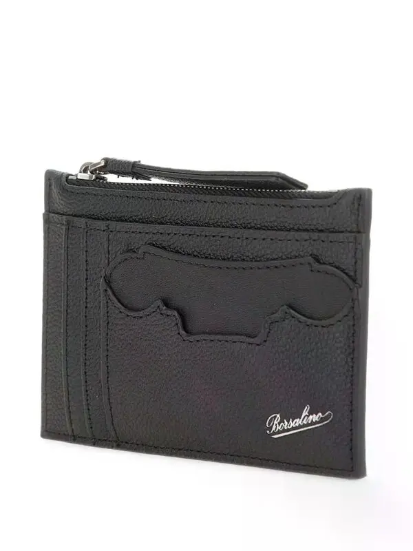Borsalino Logo-embossed Card Holder