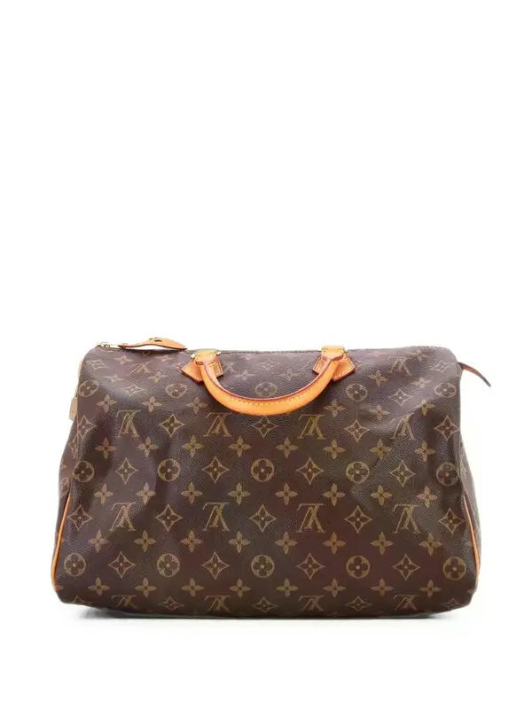 LOUIS VUITTON Speedy Handbag Monogram Canvas 35 Satchel