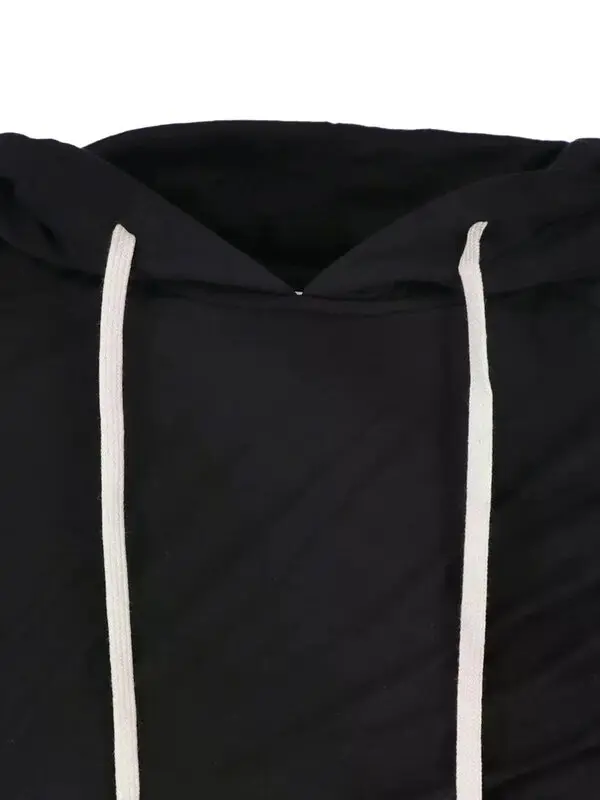 Rick Owens Drawstring Cropped Hoodie