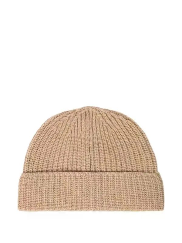 Stone Island Logo-patch Beanie Hat - Neutrals