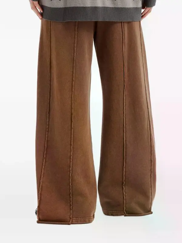 MINI CREAM Exposed-seam Drawstring Trousers