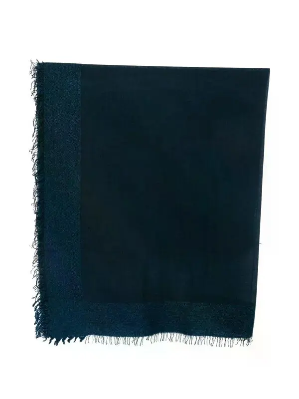 Faliero Sarti Fringed-edge Scarf - Blue