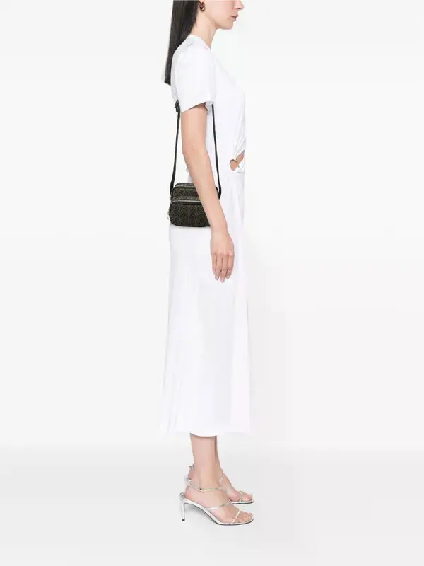 Loewe 2022 Mini Anagram Jacquard Camera Bag Crossbody Bag - Black