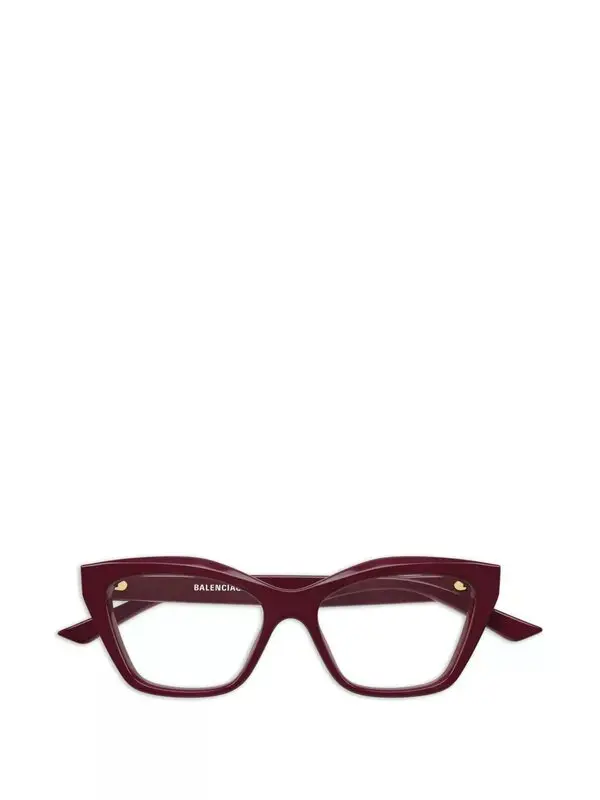 Balenciaga Cat-eye Glasses - Red