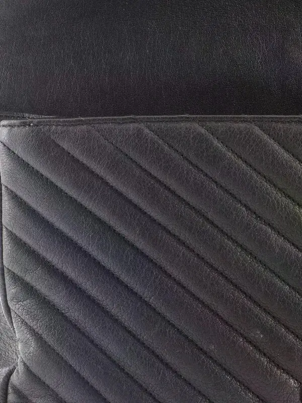 Saint Laurent Classic Monogram College Bag Matelasse Chevron Leather Large Shoulder Bag