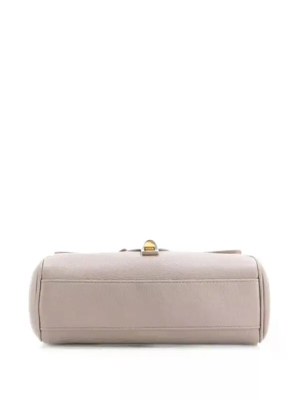 Celine Soft 16 Bag Grainy Calfskin Teen Shoulder Bag - Grey