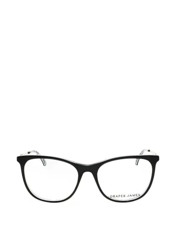 DRAPER JAMES Rectangular-frame Glasses - Black