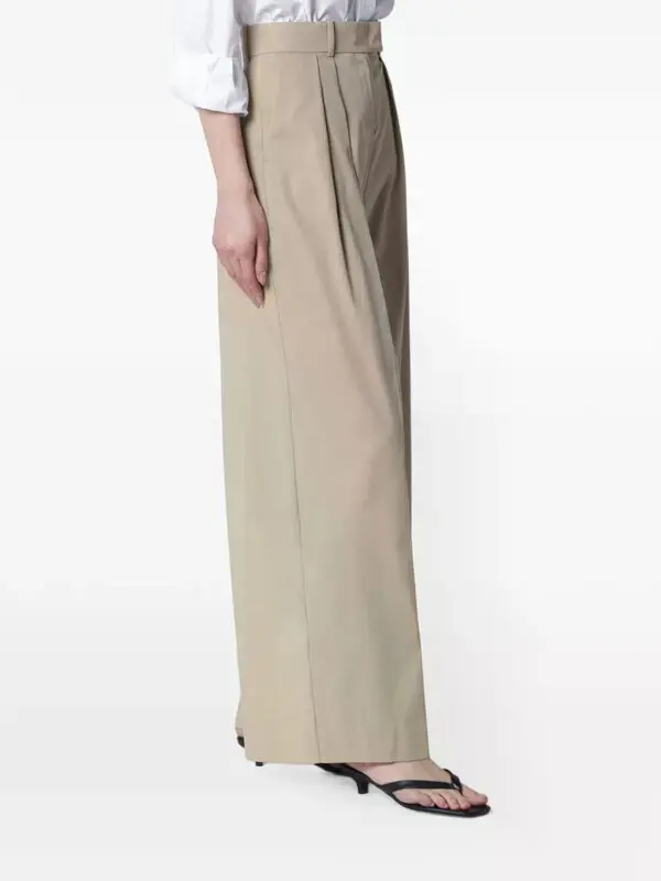 ANINE BING Lou Pleated Trousers