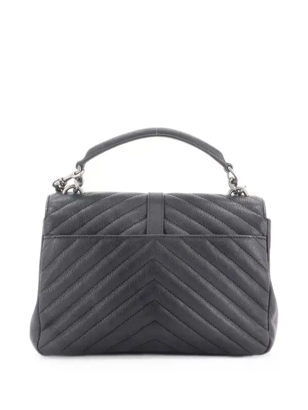 Saint Laurent Classic Monogram College Bag Matelasse Chevron Leather Medium Crossbody Bag