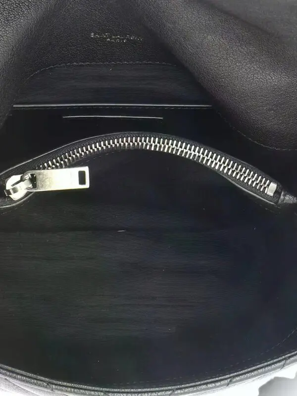 Saint Laurent Classic Monogram College Bag Matelasse Chevron Leather Medium Crossbody Bag