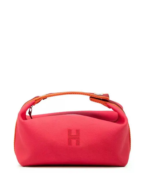 Hermès 2010-2026 Small Toile Bride A Brac Case Vanity Bag