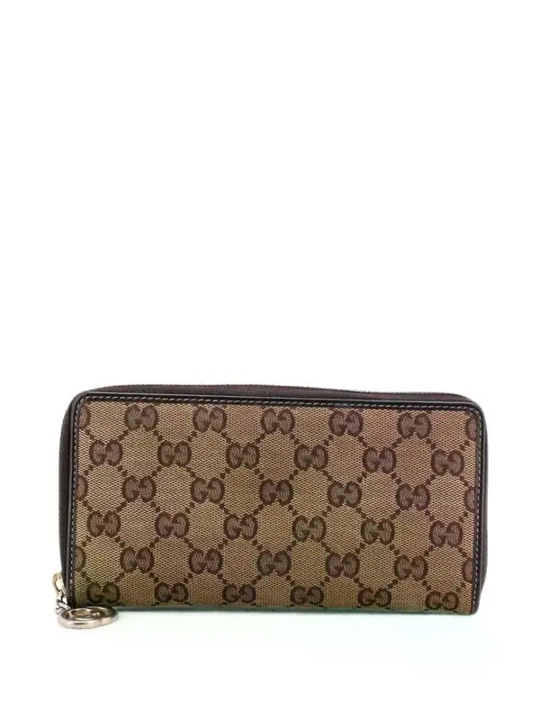 Gucci Zip Around Wallet Gg Canvas Long Small Wallets
