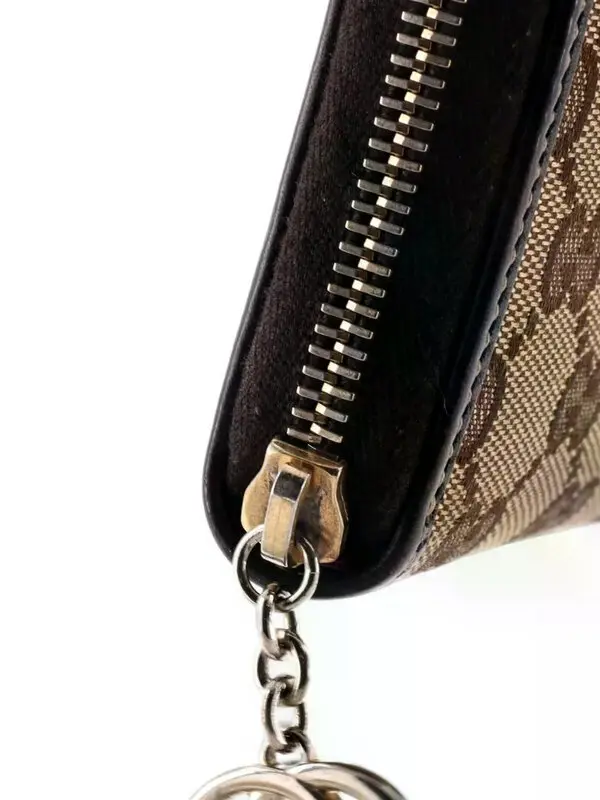 Gucci Zip Around Wallet Gg Canvas Long Small Wallets