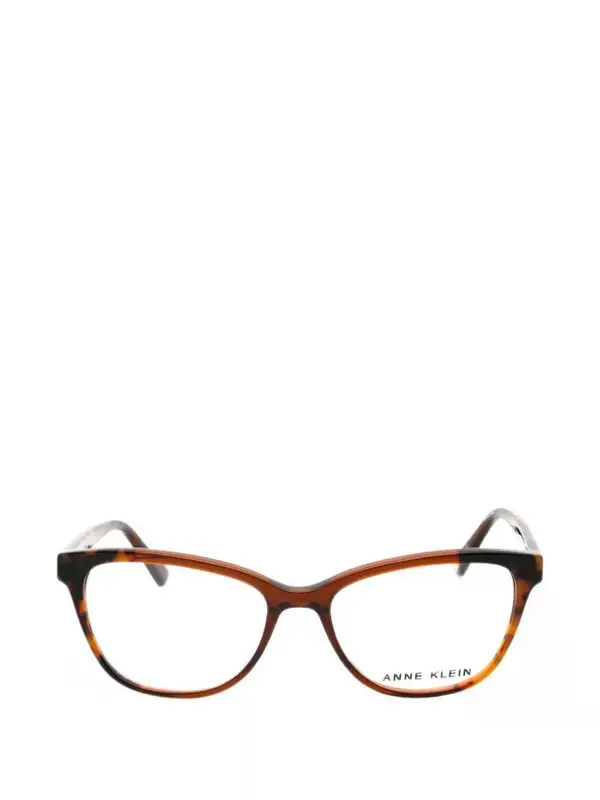 Anne Klein Tortoiseshell-effect Cat-eye Glasses