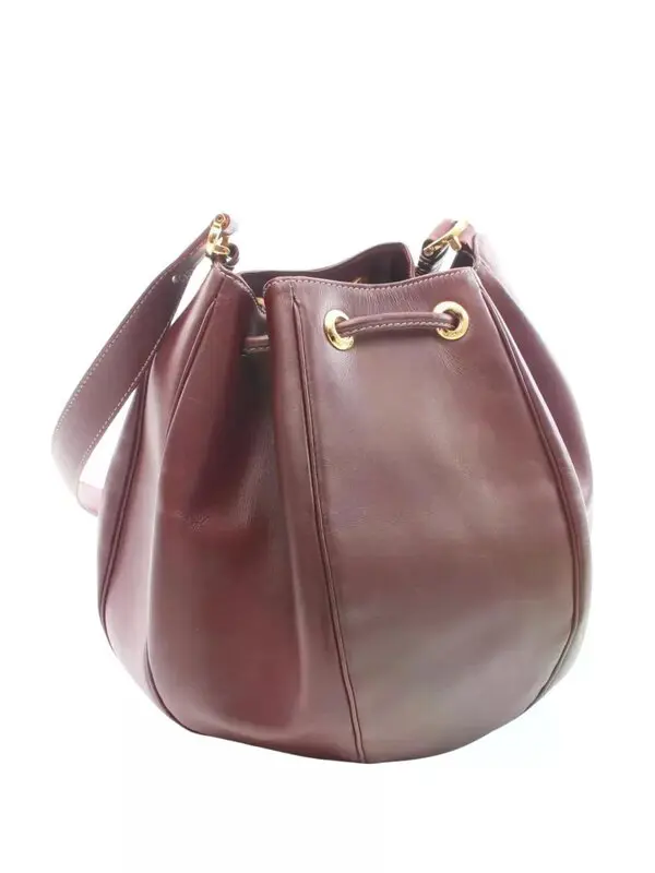 Cartier 1970-1980 Must De Leather Bucket Bag