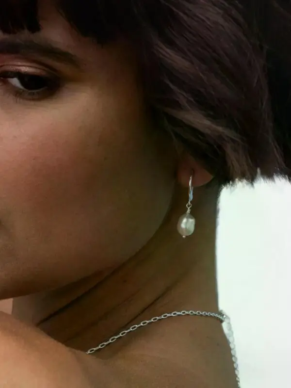 DOWER & HALL Baroque Luna Pearl™ Earrings