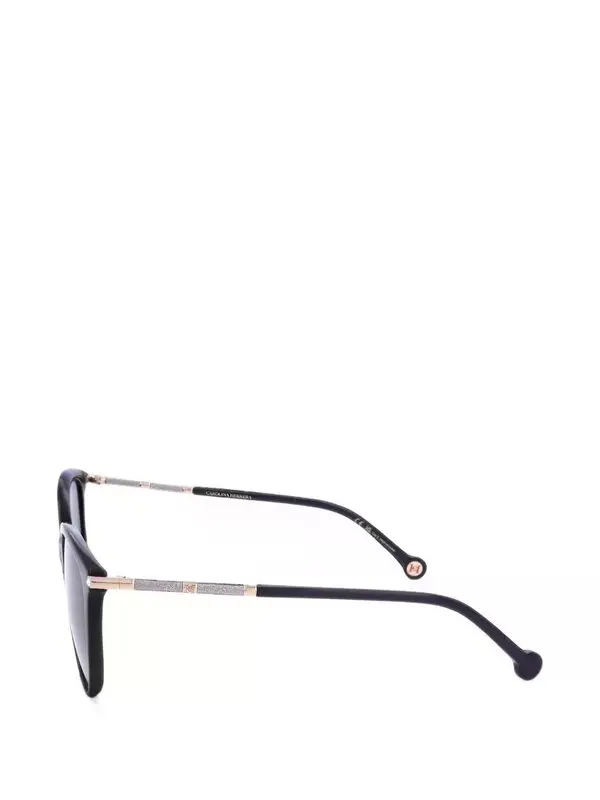 Carolina Herrera Glitter-detail Cat-eye Sunglasses