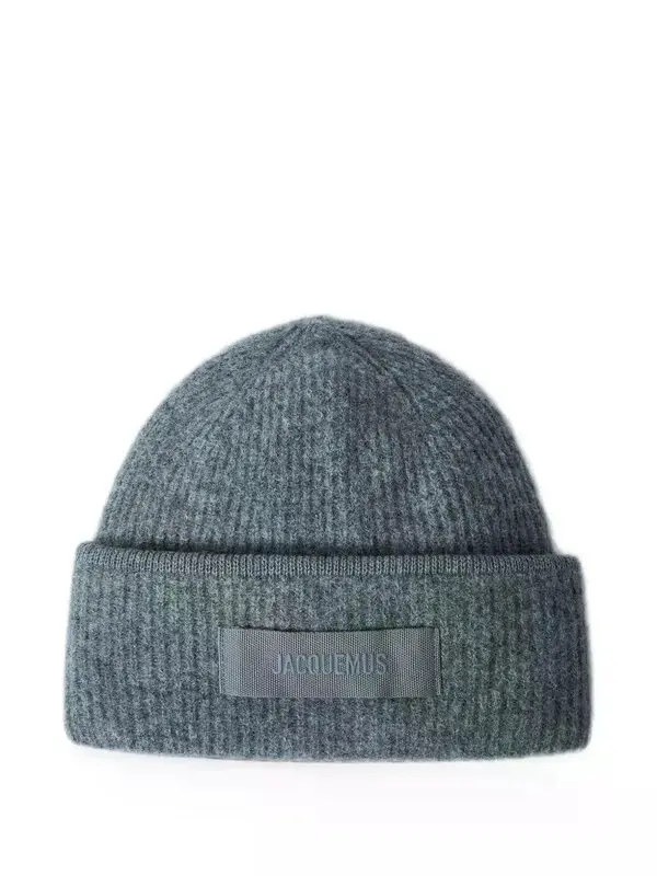 Jacquemus The Gros Grain Beanie - Grey