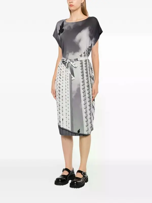 AGNES B. Gouh Midi Dress