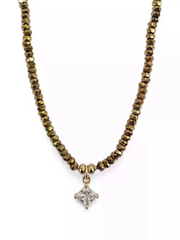 MADISON Faceted Beaded Charm Necklace