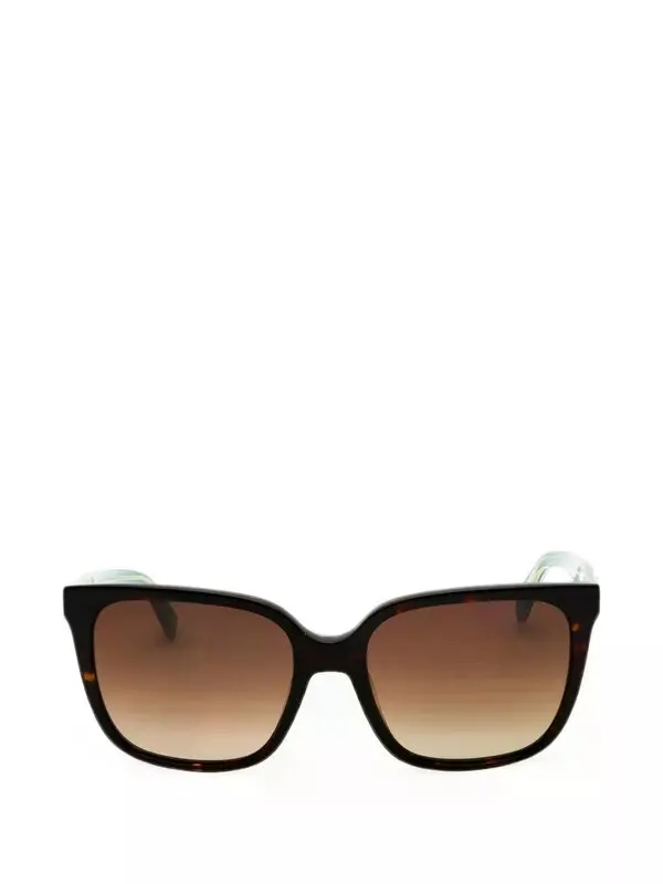 Moschino Tortoiseshell-effect Sunglasses - Brown