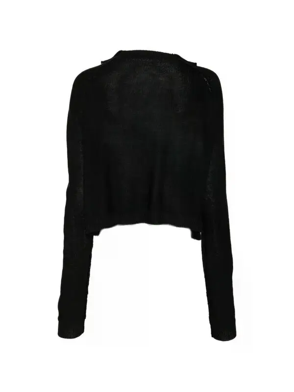 Y’s Collared Contrast Detail Cardigan