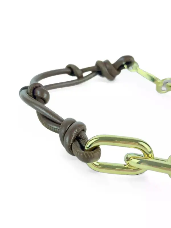 Plan C Leather-rope Chain Necklace