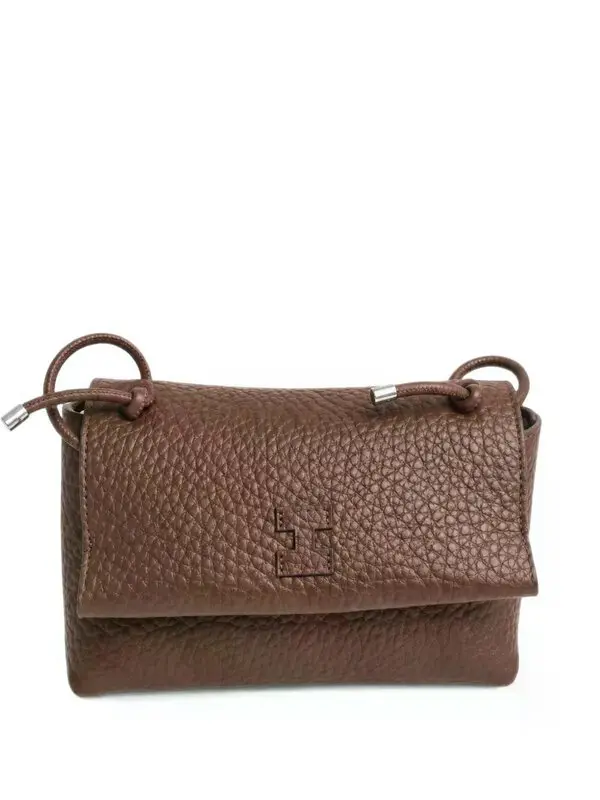 IACUCCI Grained Leather Tote Bag