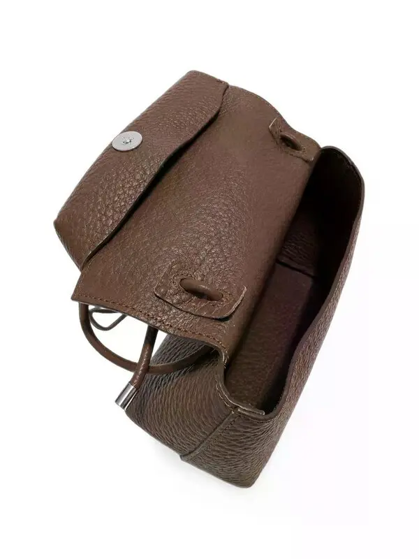 IACUCCI Grained Leather Tote Bag