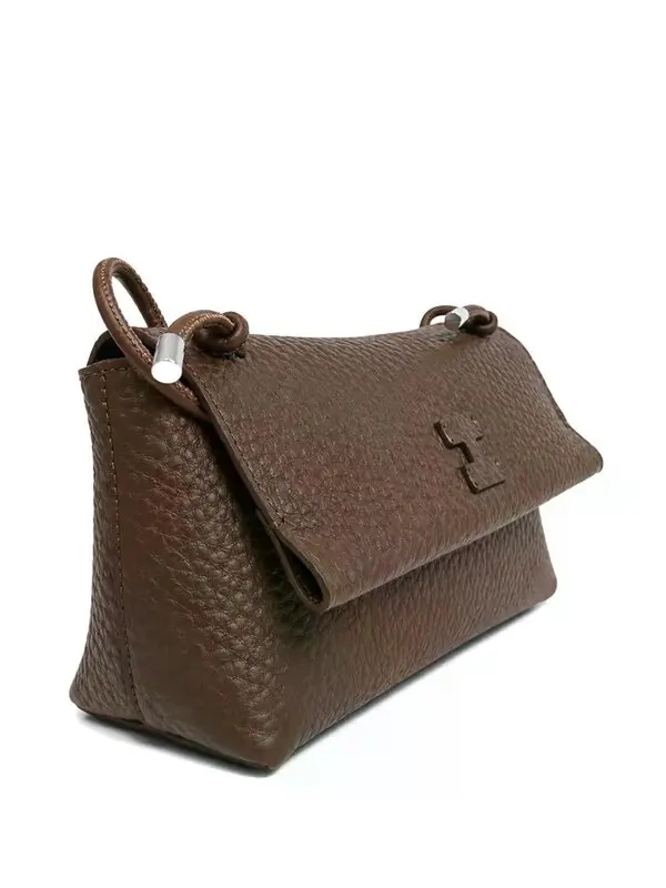 IACUCCI Grained Leather Tote Bag