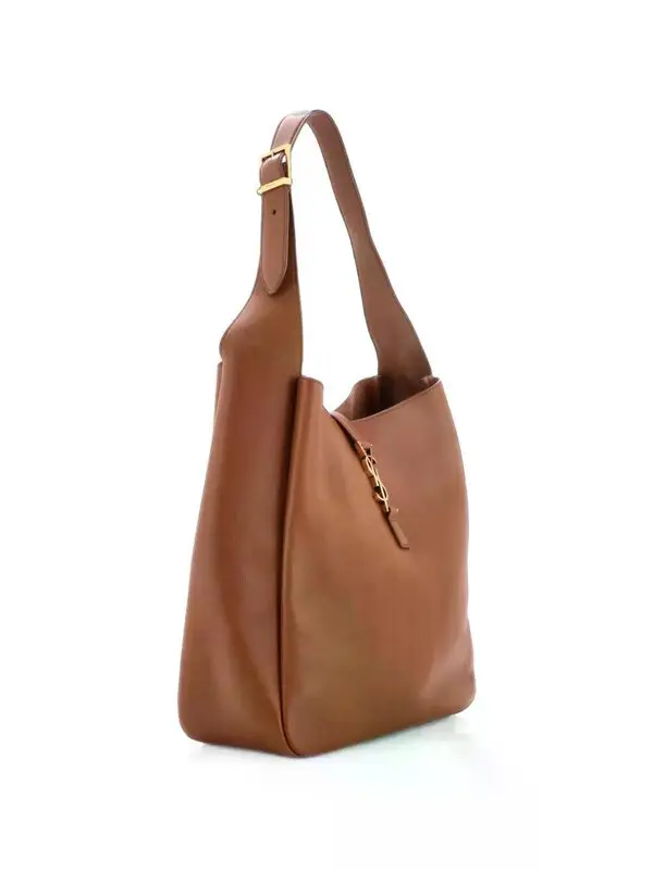 Saint Laurent Le 5 A 7 Supple Leather Large Hobo Bag