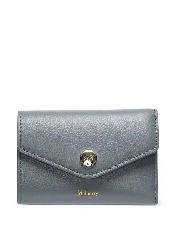 Mulberry Multi-card Leather Wallet - Grey
