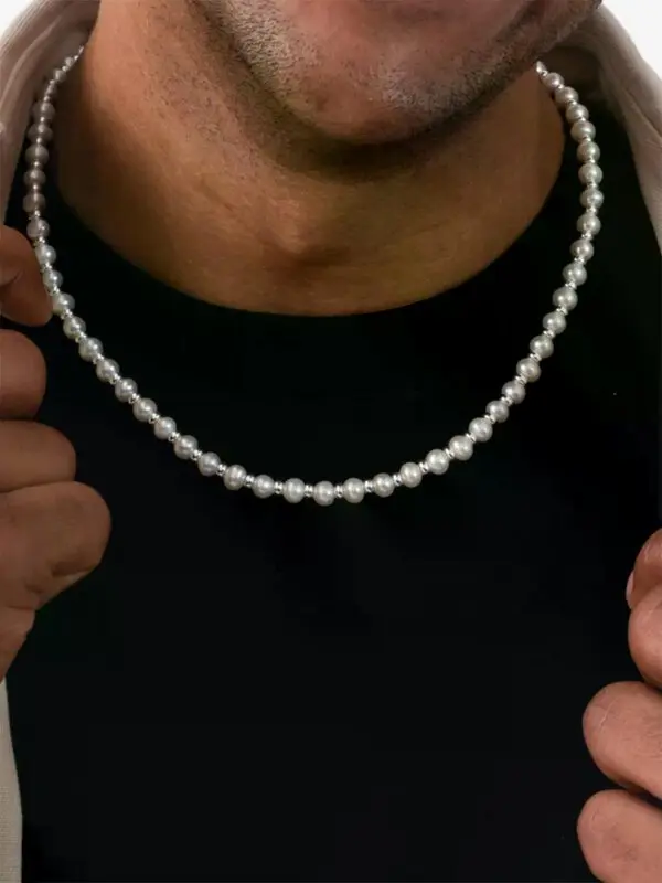 DOWER & HALL Luna Pearl™ Halo Necklace