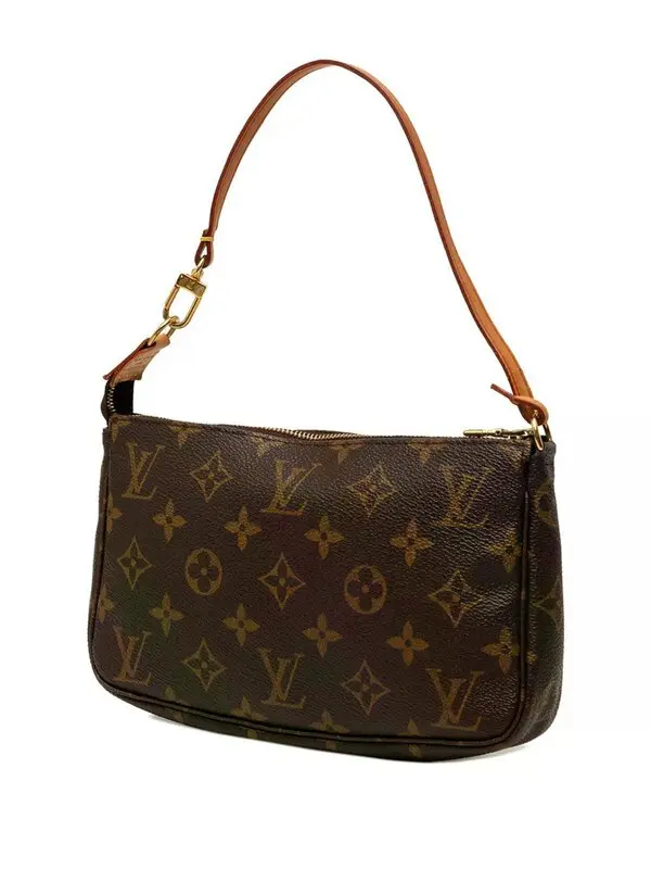 LOUIS VUITTON 2000 Monogram Pochette Accessoires Shoulder Bag