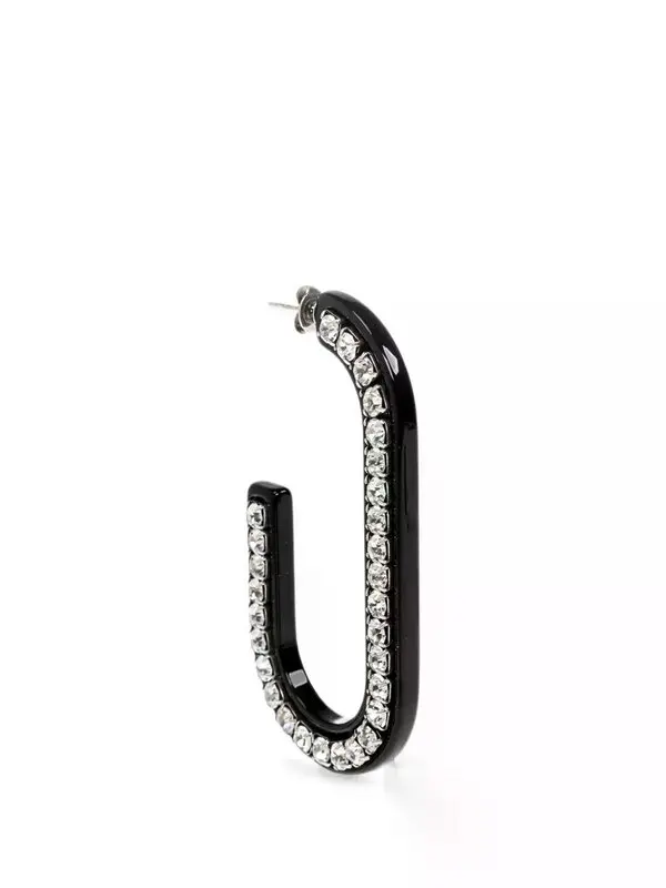 Isabel Marant Étoile Crystal-embellished Mismatched Earrings