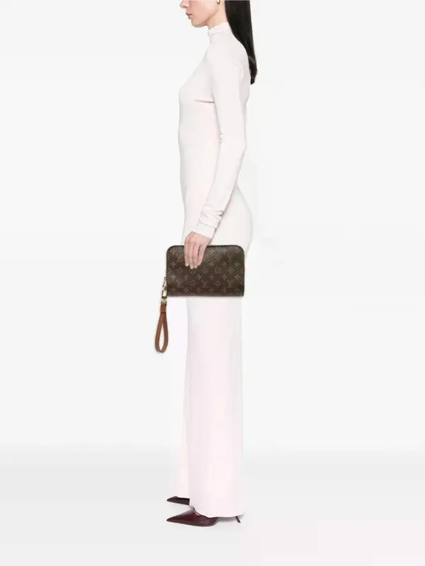LOUIS VUITTON 2003 Monogram Orsay Clutch Bag
