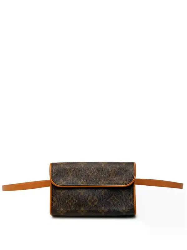 LOUIS VUITTON 2002 Monogram Pochette Florentine Belt Bag - Brown