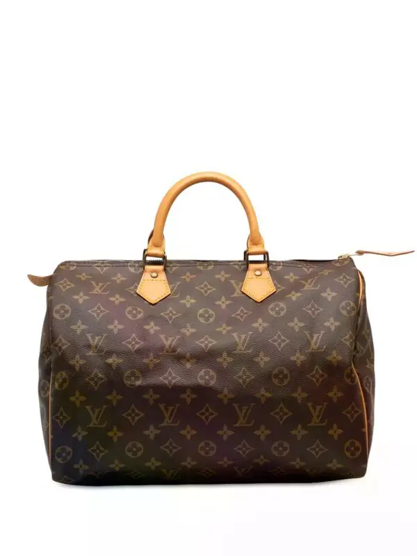 LOUIS VUITTON 1991 Monogram Speedy 35 Boston Bag