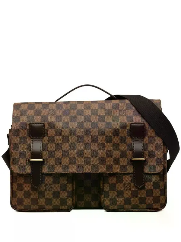 LOUIS VUITTON 2003 Damier Ebene Broadway Satchel