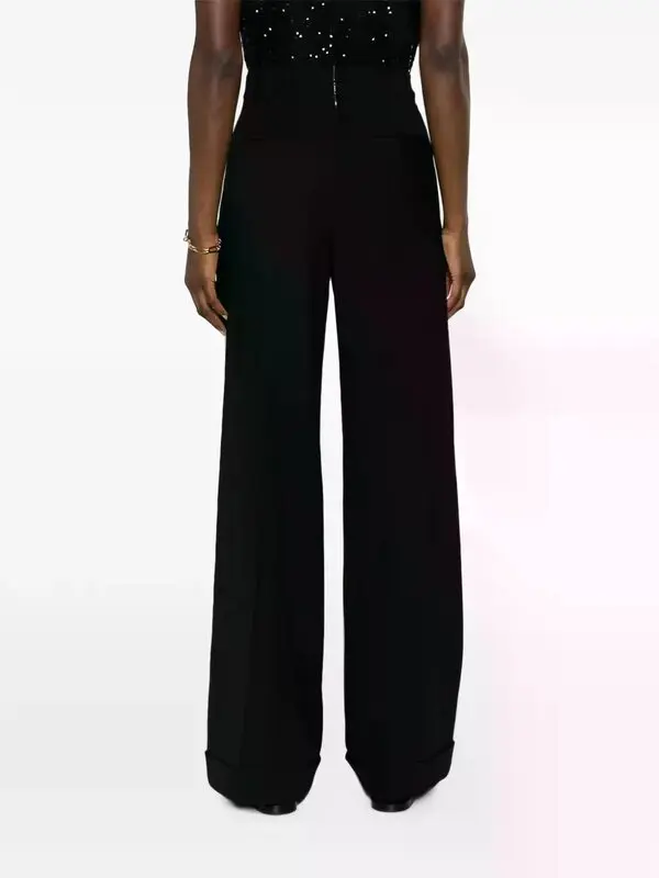 Brunello Cucinelli Wide-leg Cuffed-hem Trousers