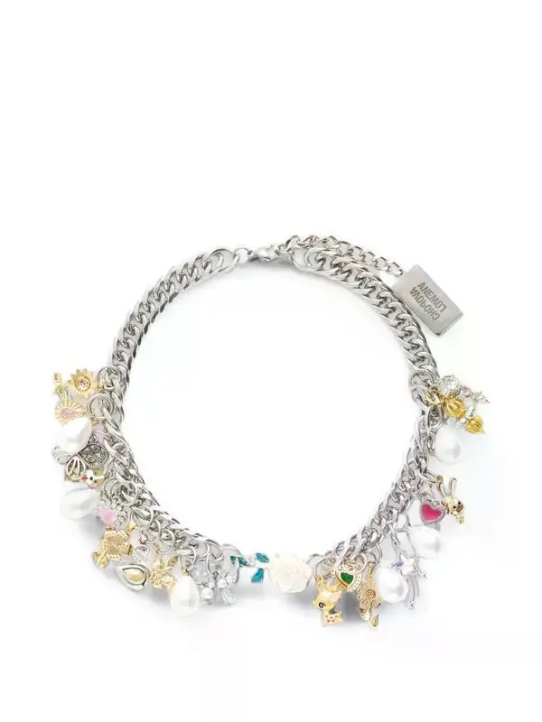 CHOPOVA LOWENA Charm-embellished Curb-chain Necklace