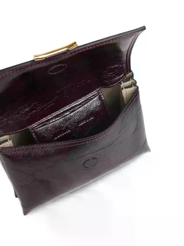WANDLER Ida Trio Crinkled-leather Mini Shoulder Bag