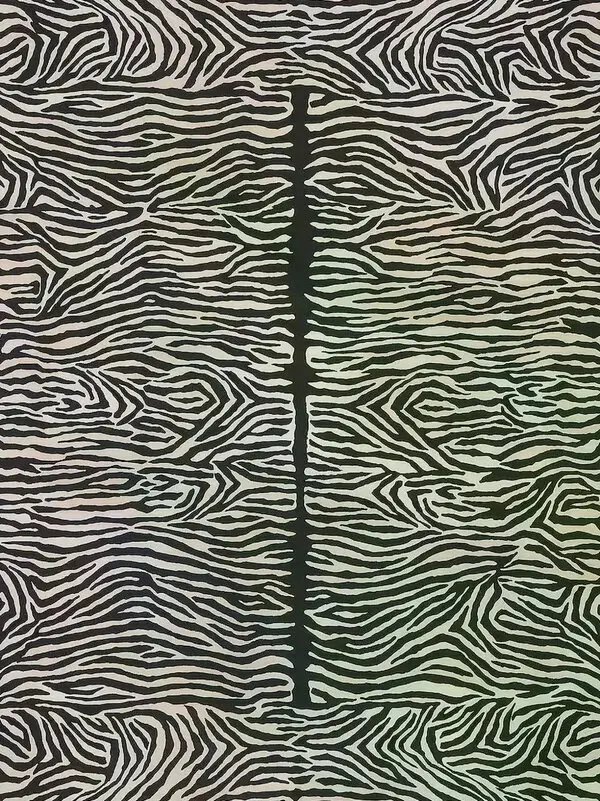 Fendi Tiger-print Silk Scarf - Black