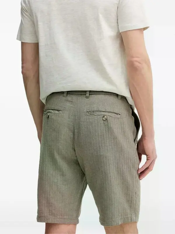 LINDBERGH Herringbone-weave Drawstring Shorts